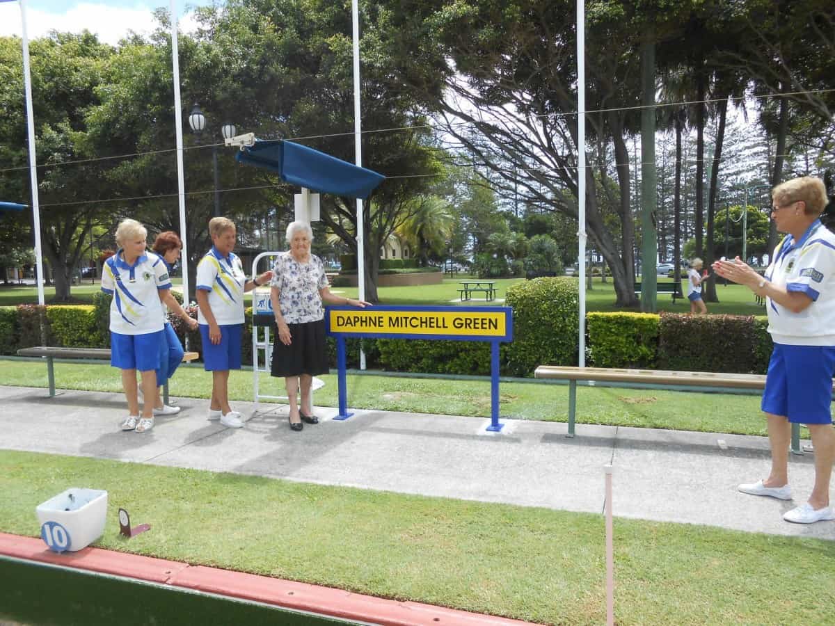 Unveiling of Green Named After Daphne Mitchell